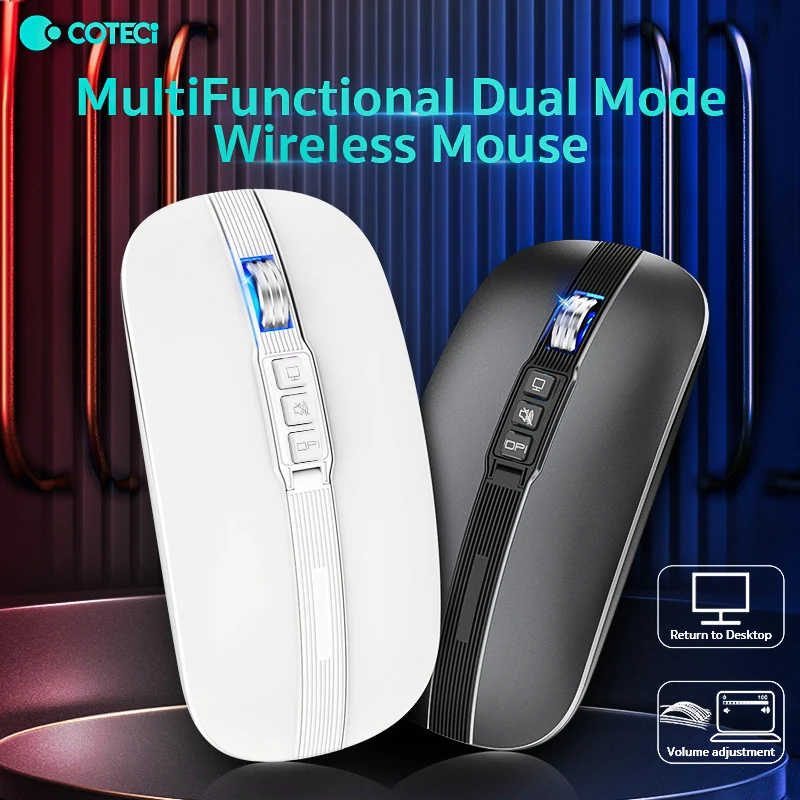 COTECI-Multifunctional-Dual-mode-Bluetooth-5-0-USB2-4G-Wireless-Mouse-4 ...
