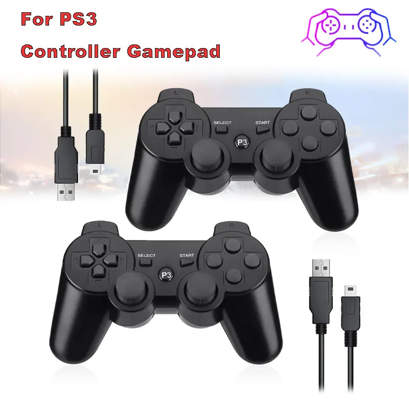 Mando-inal-mbrico-Bluetooth-para-Sony-PS3-Joystick-USB-para-PC-consola ...