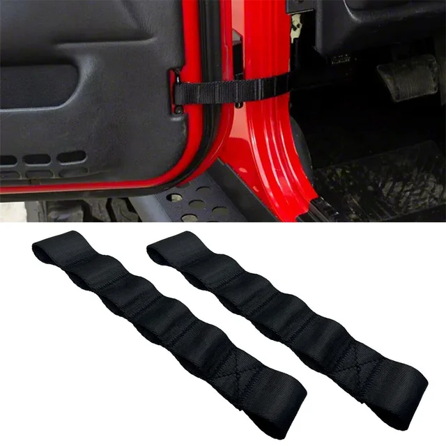 2 stucke Fur Jeep Wrangler TJ JK JKU JL JLU 1995 2021 Auto Tur Begrenzung Uberprufen Strap Nylon Innen tur Verstellbaren Gurtel Zubehor AliExpress