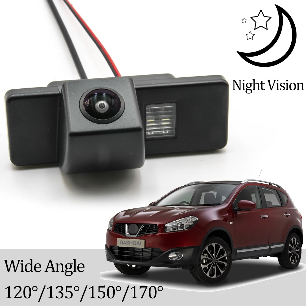 Ccd Hd Ahd Fisheye Rear View Camera For Nissan Qashqai/dualis J10 J11 ...