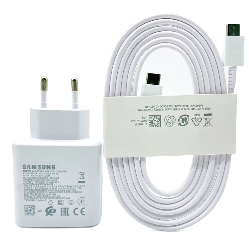 Samsung-s24-S23-Ultra-45W-Super-Fast-Charger-PD3-0-Quick-Charging-EU ...