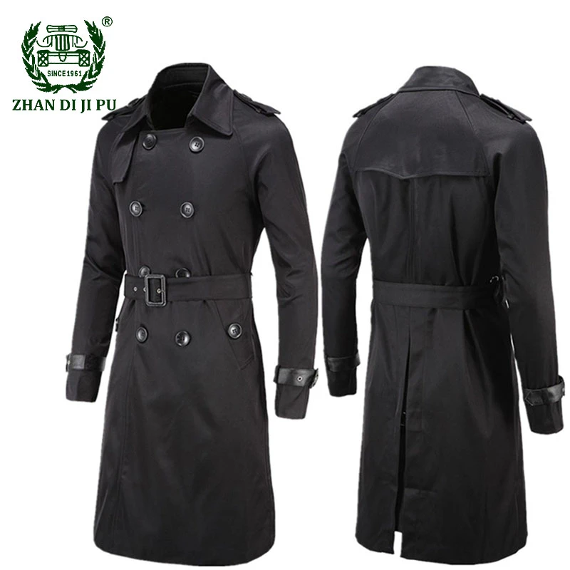Brand British Style Classic Trench Coat Jacket Men Fashion Trench Coat ...