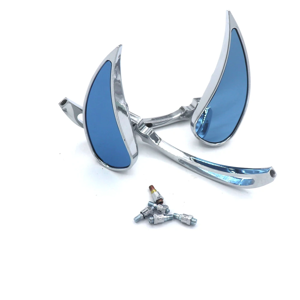 Blue-Custom-Rearview-Rear-view-Mirrors-Fit-For-HOnda-REBEL-250-SHADOW ...