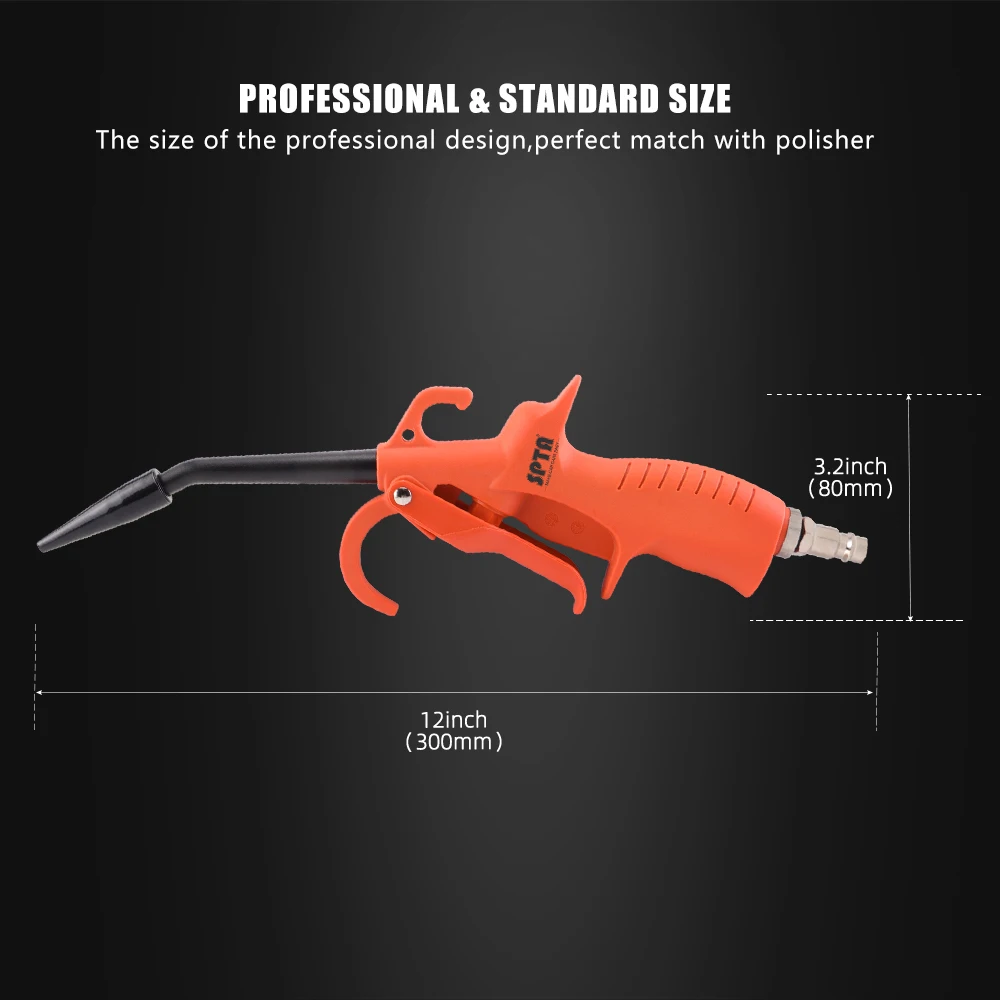 SPTA Plastic Steel High Pressure Dust Blow Gun Air Gun Air Blow Gun Air ...