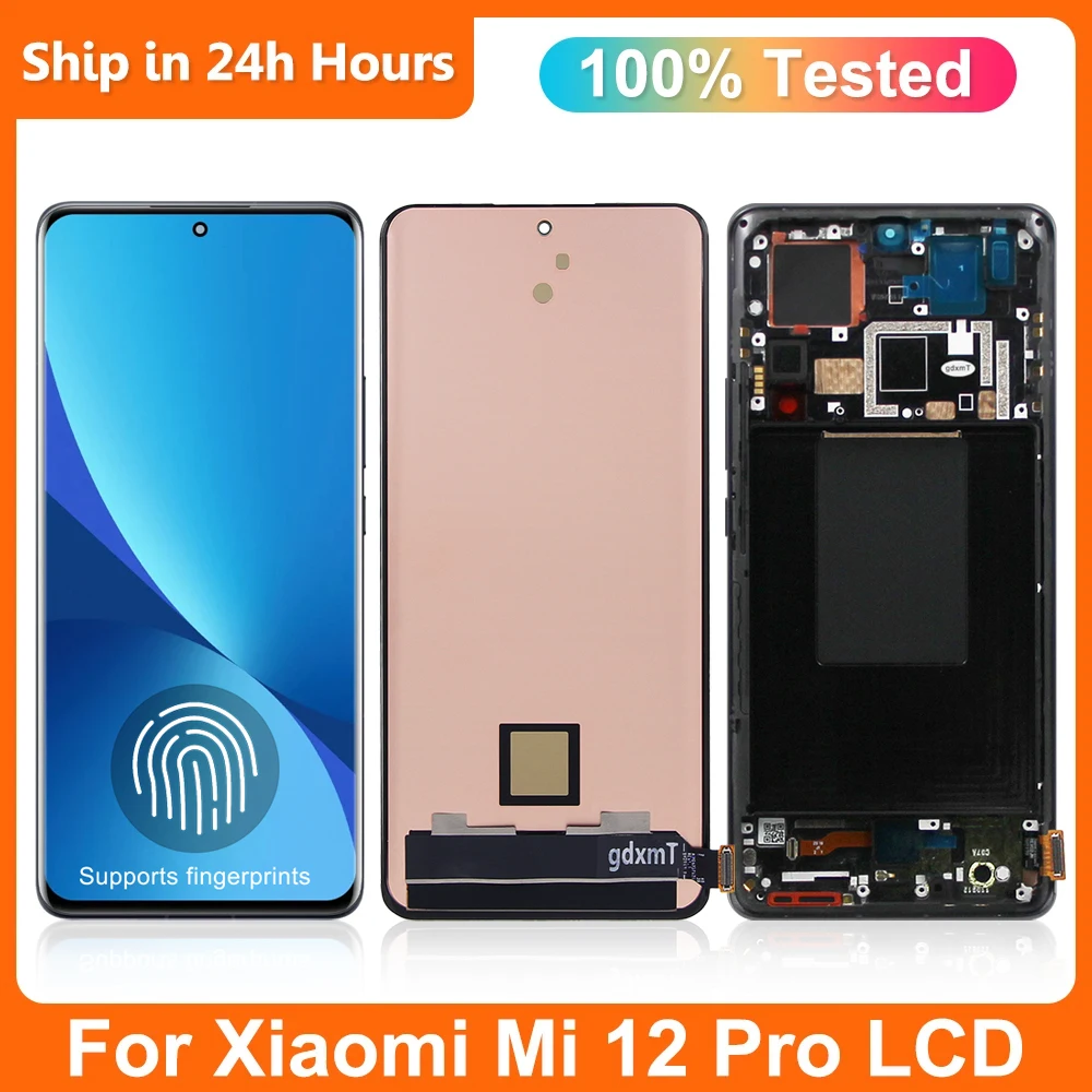 100% NEW For Xiaomi Mi 12 Pro LCD Display Touch Screen Digitizer ...