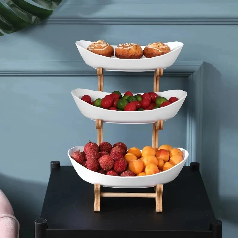 2/3 Layer Fruit & Snack Plate – Home Accent Box