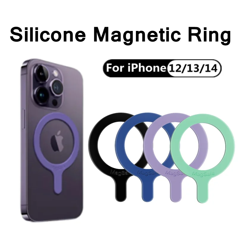 Anillo-de-silicona-para-carga-inal-mbrica-Magsafe-para-iPhone-placa ...