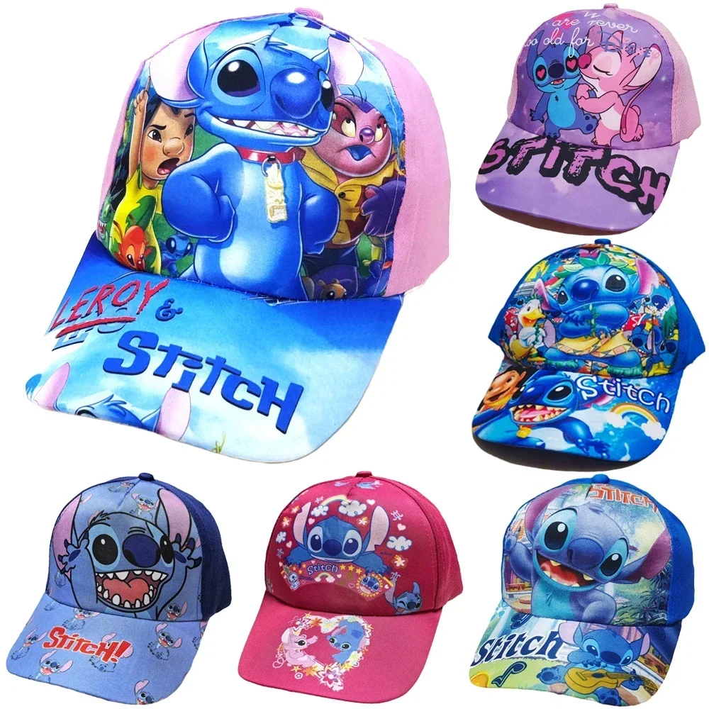 Disney-Stitch-Kids-Baseball-Caps-Spring-Cartoon-Adjustable-Snapback ...