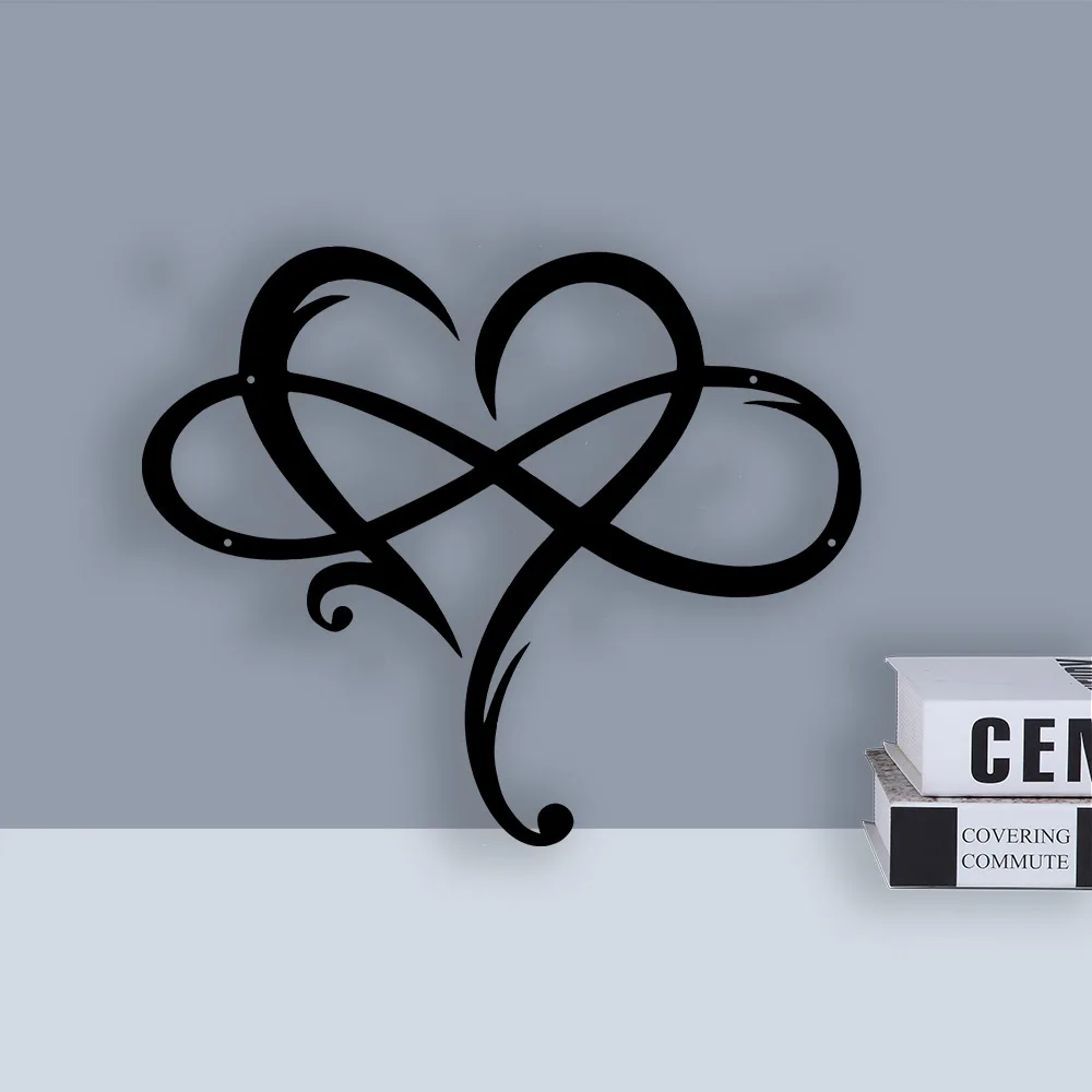 Infinity Symbol With Heart Drawings