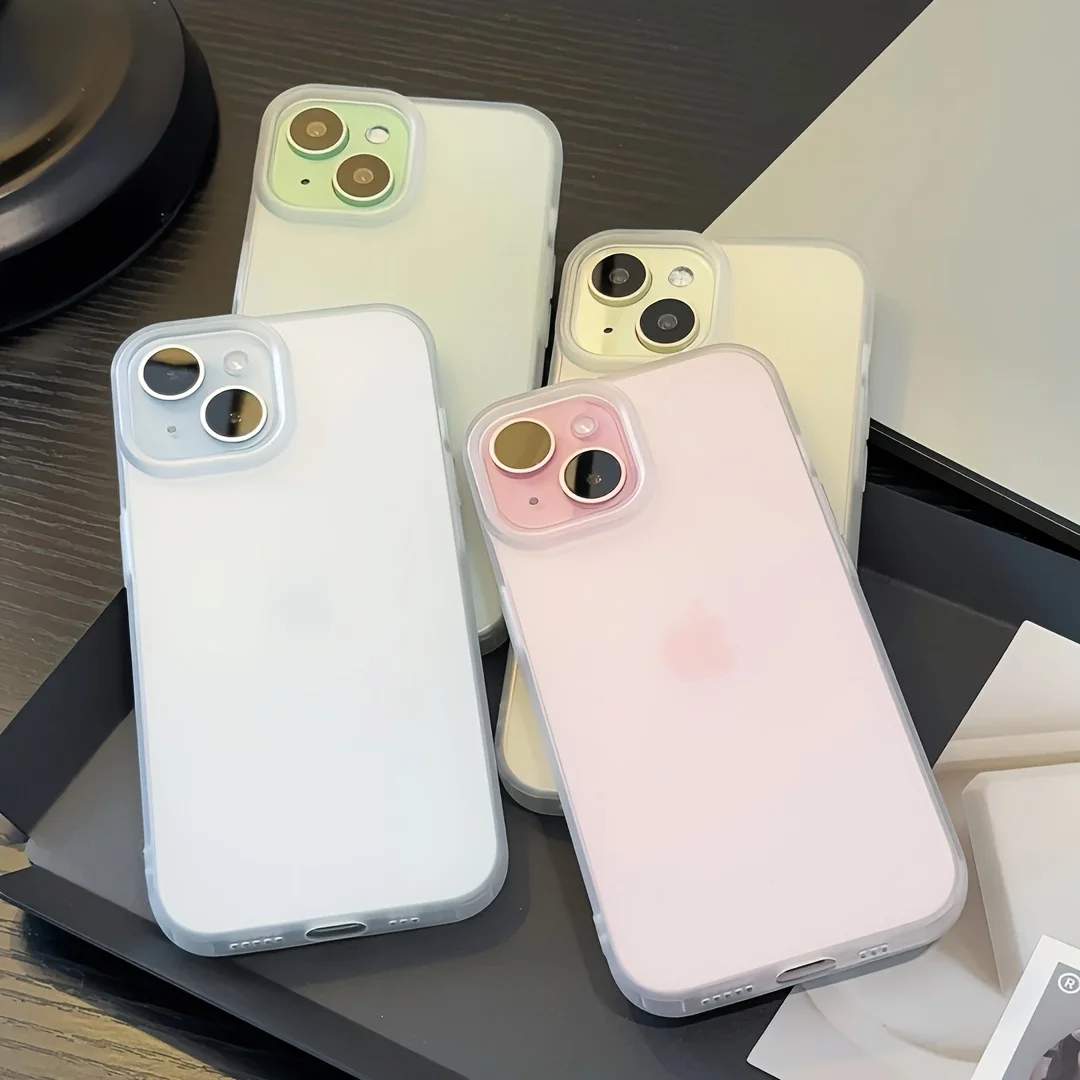 Fashion Soft Frosted Phone Case For iPhone 16 Pro Max Cases iPhone 11 ...