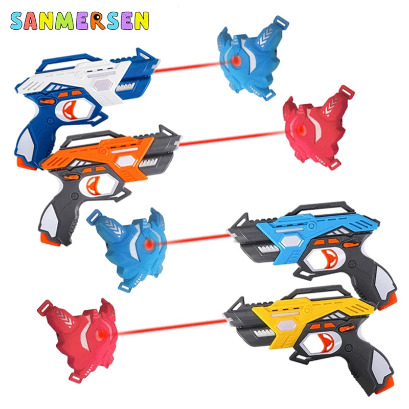 Infrared-Laser-Tag-Electric-Light-Toy-Guns-Blaster-Laser-Battle-Set ...