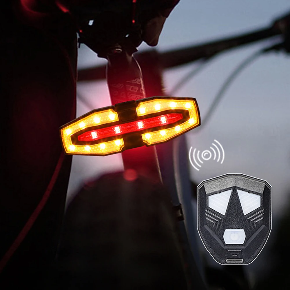 2Pcs-Warning-Bike-Lights-with-Turn-Signals-Bike-Rear-Light-Wireless ...