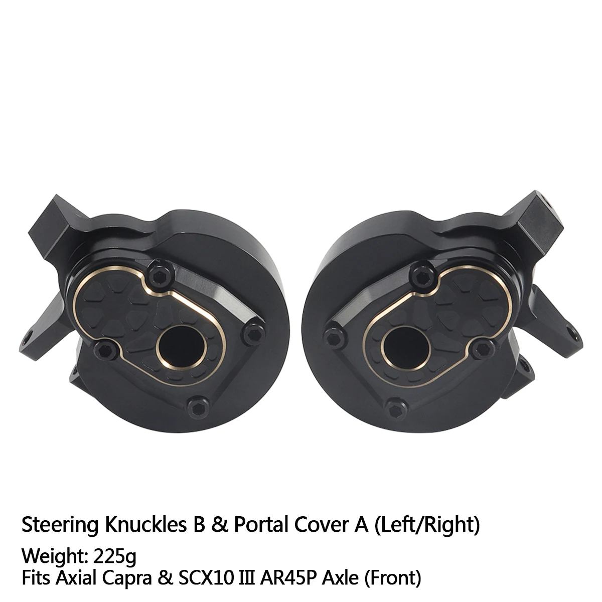 Axial Scx10 Iii Upgrades Brass Portal Covers Weights/Axle Diff Cover ...
