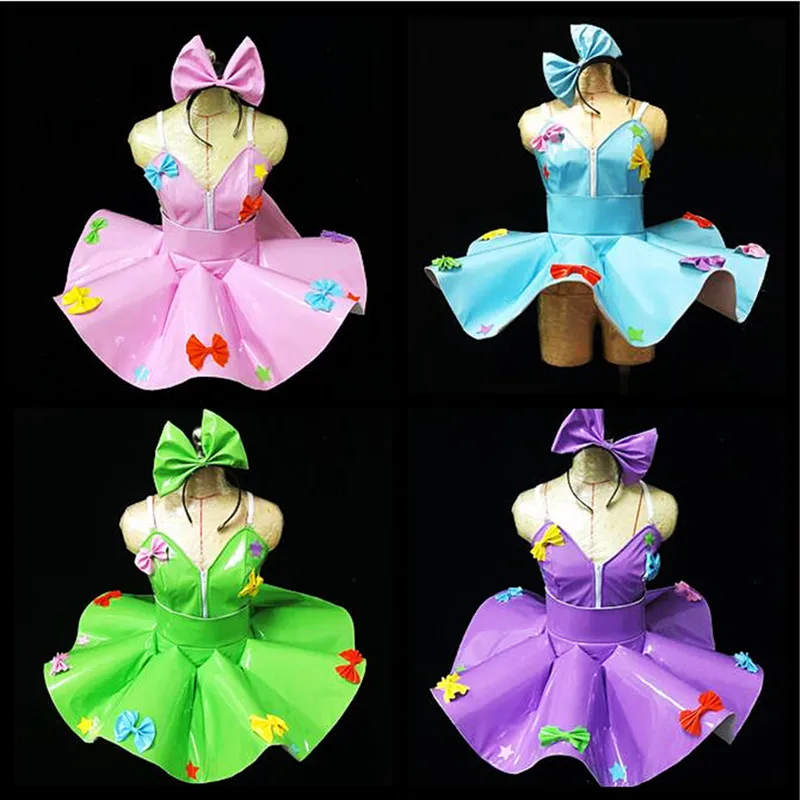 Club-Party-Stage-Rave-Lovely-Candy-Bow-Mini-Tutu-Dress-Pink-Purple ...