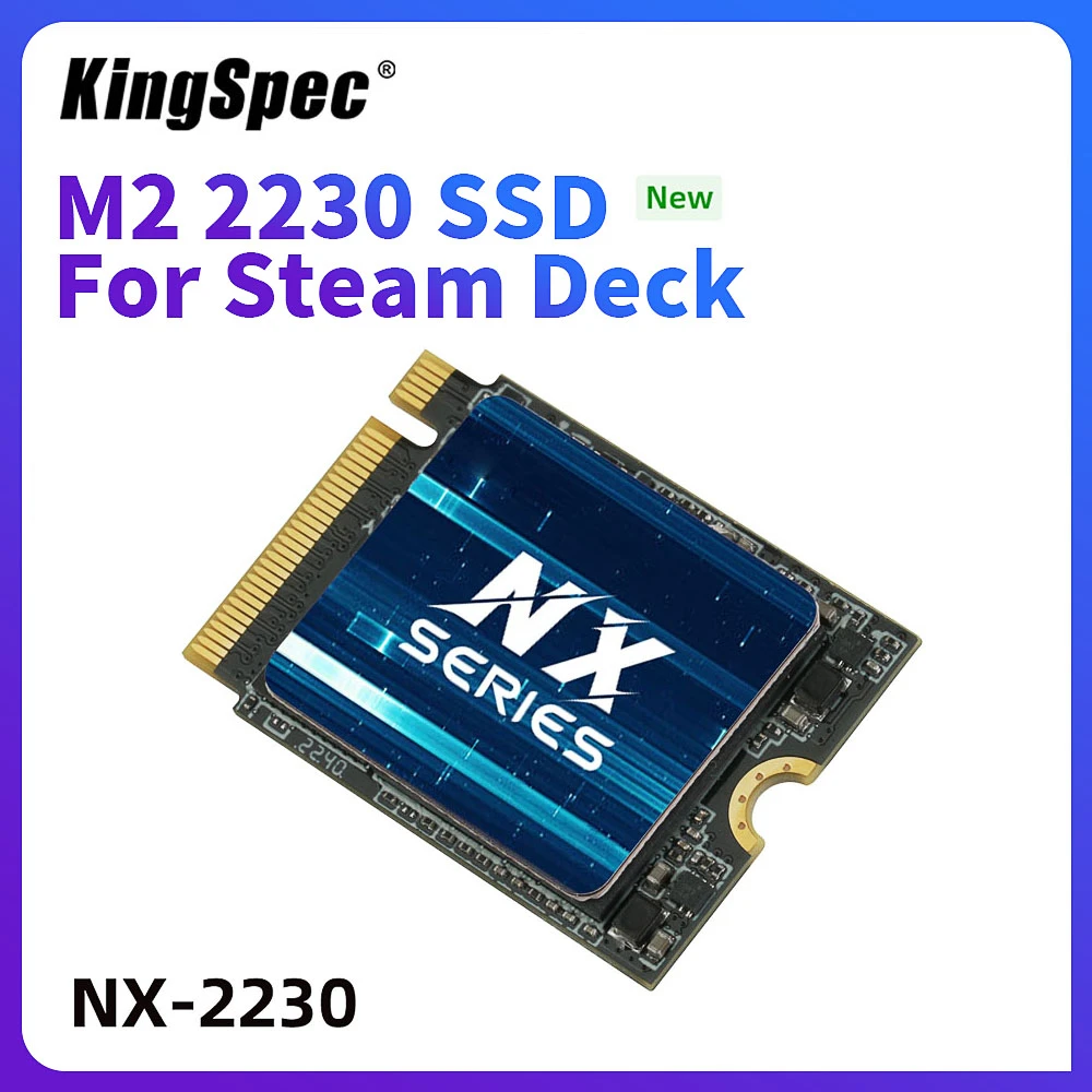 KingSpec SSD NVMe M2 2230 Para Steam Deck 512 GB 1 TB 256 GB PCIe 3 0