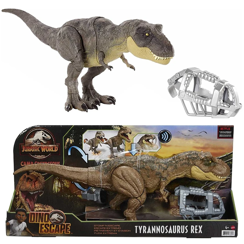 Mattel Tiranosaurio Rex de Mundo Jurásico, Original con movimientos de ...