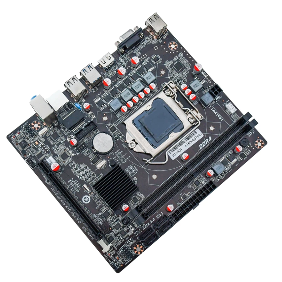 H110-Mainboard-LGA1151-6-7th-Gen-Core-i3-i5-i7-Intel-2-DDR4-DIMM-H110 ...