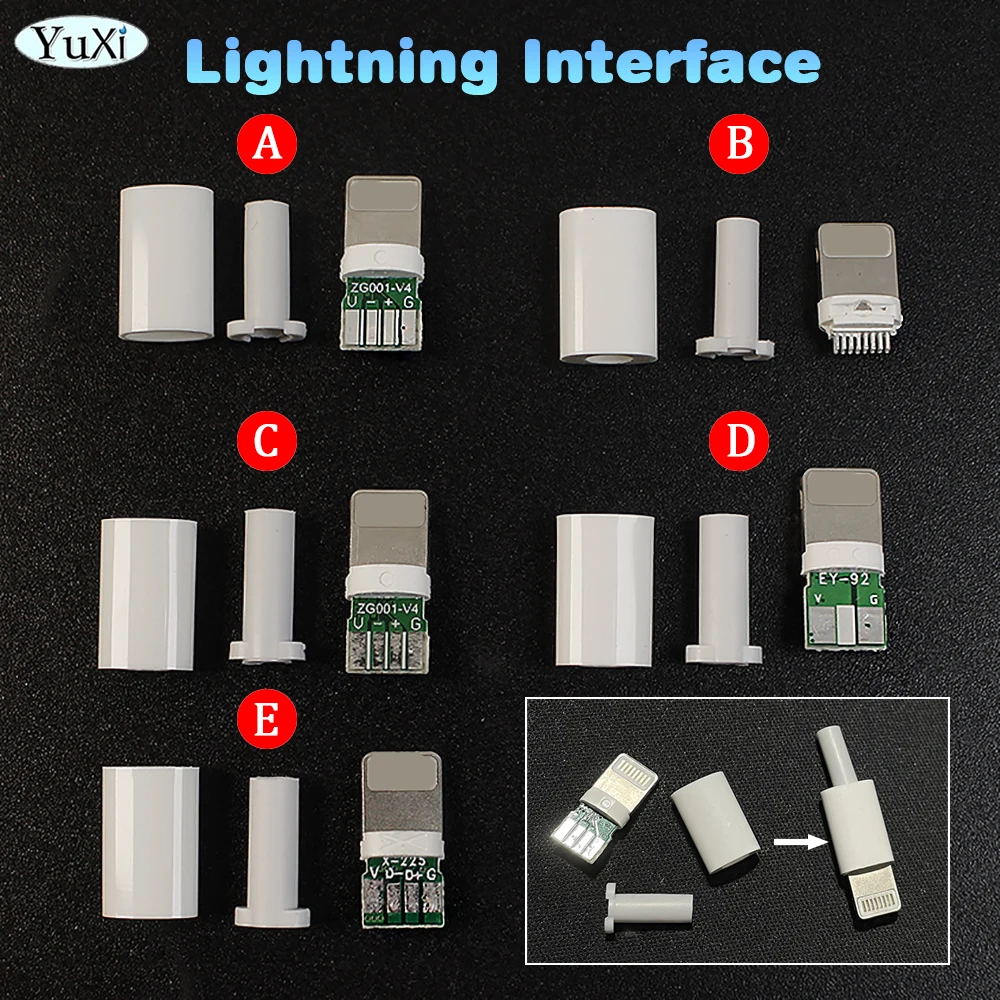 10Set-Lightning-Interface-USB-Plug-With-Chip-Board-Dock-Connector ...