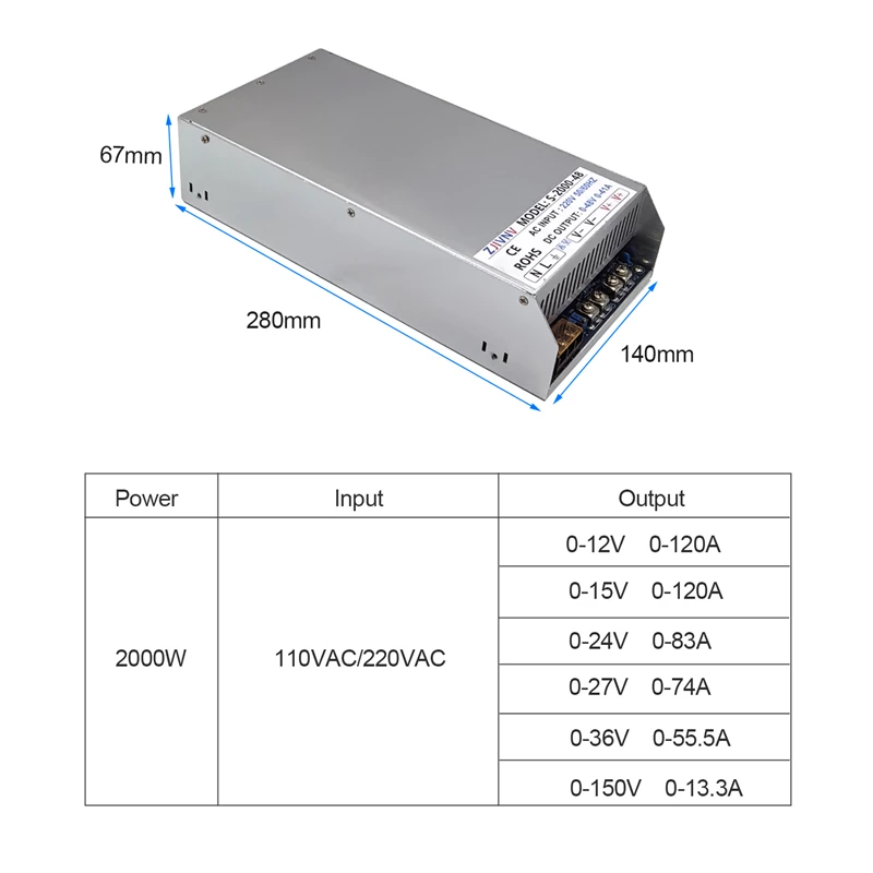 Adjustable-2000W-Switching-Power-Supply-AC-DC-0-24V-36V-48V-60V-80V-90V ...