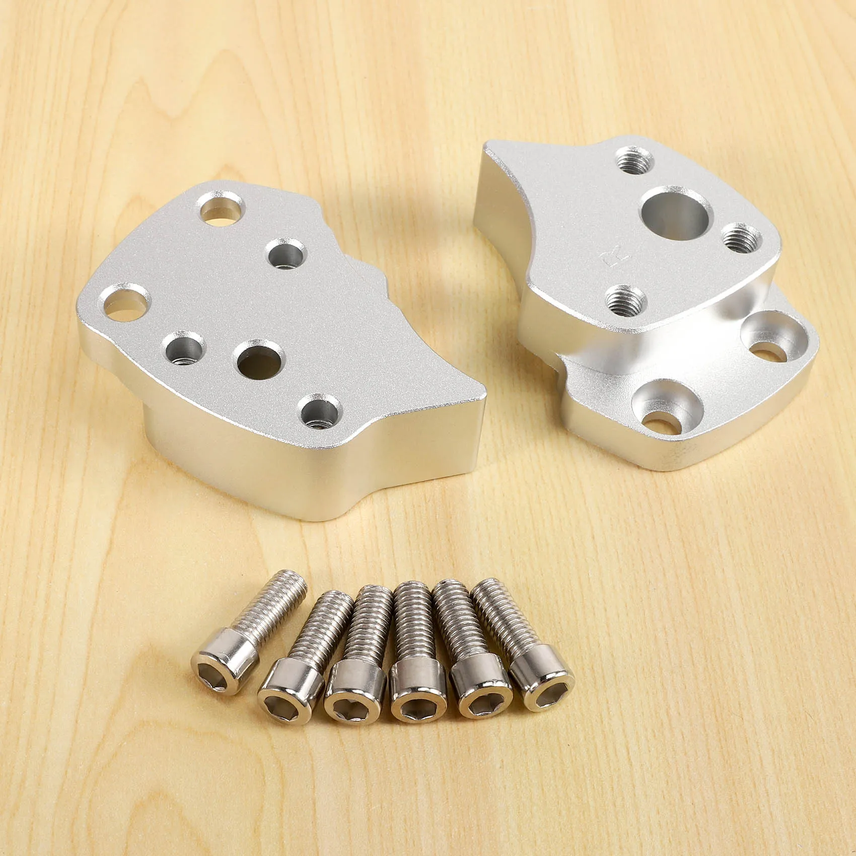 Strict 25Mm Handlebar Riser For FJR1300 FJR 1300 2001-2005 Silver ...