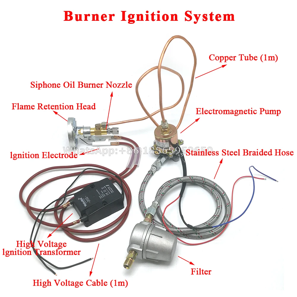 Oil-Burner-System-Waste-Oil-Burner-System-Flame-Rings-Ceramic-Ignition ...