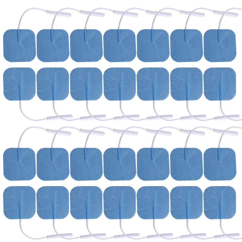 50/100pcs 5*5cm EMS Electrode Patch Self Adhesive Replacement Pads for ...