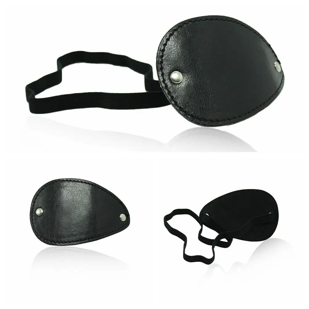 Pirata-Couro-Eye-Patch-Capa-Steampunk-Blindfold-Eyepatch-Gear-Acess-rio ...