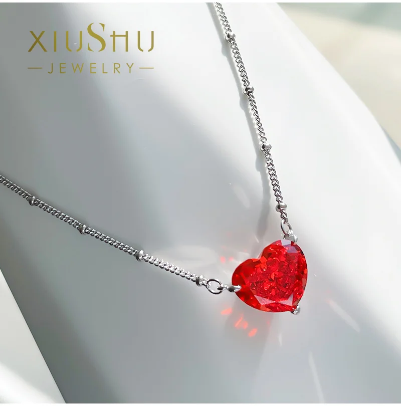 Collar-de-amor-de-8-quilates-para-mujer-cadena-de-cuello-3ex-paparacha ...