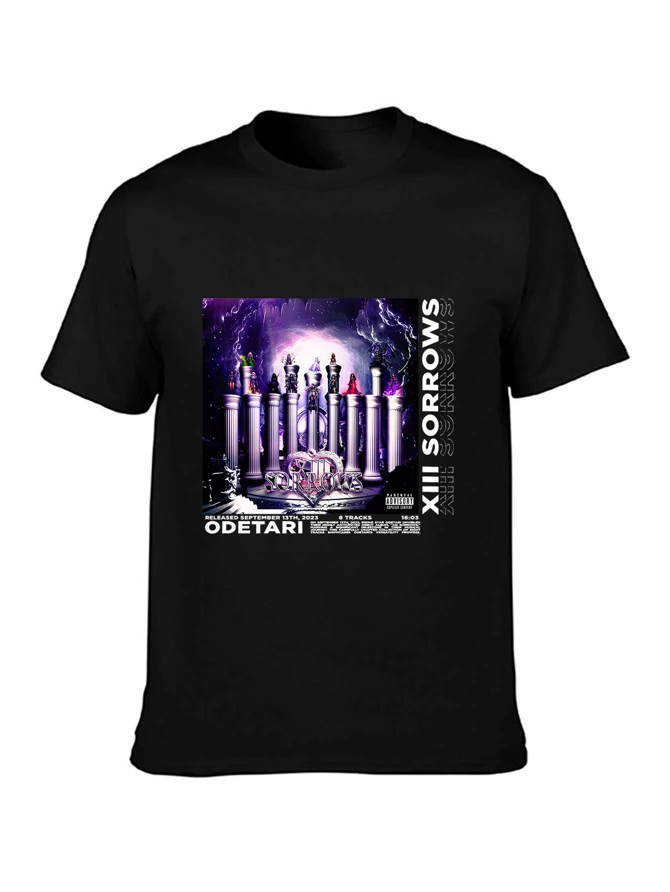 XIII Sorrows Album Cover Shirt Odetari Shirt Odetari XIII Sorrows T ...