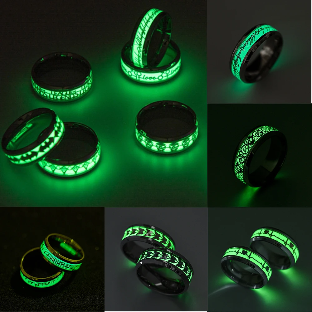 Luminous-Stainless-Steel-Rings-For-Couple-Dragon-Love-Heart-Stainless ...