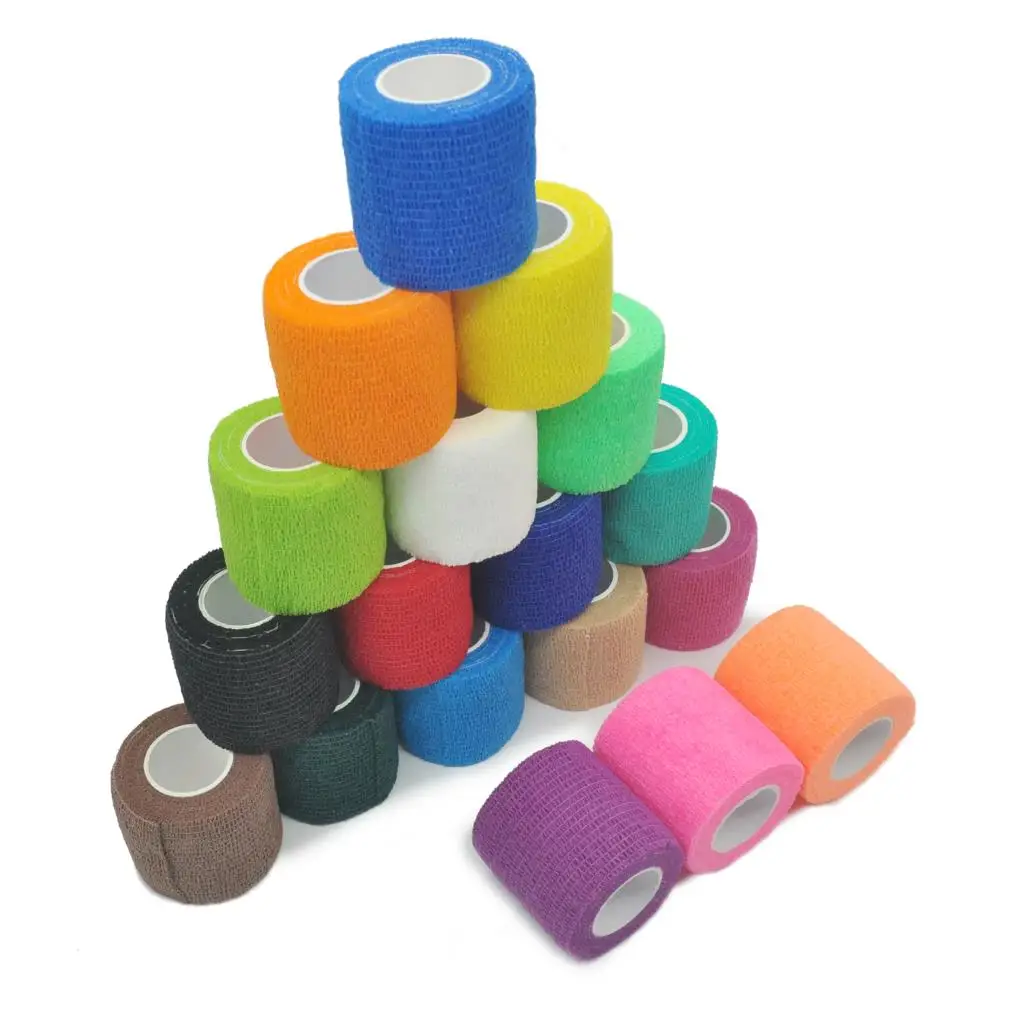 1-6Pcs-5cmSelf-Adhesive-Tattoo-Grip-Bandage-Elastic-Non-woven-Bandage ...