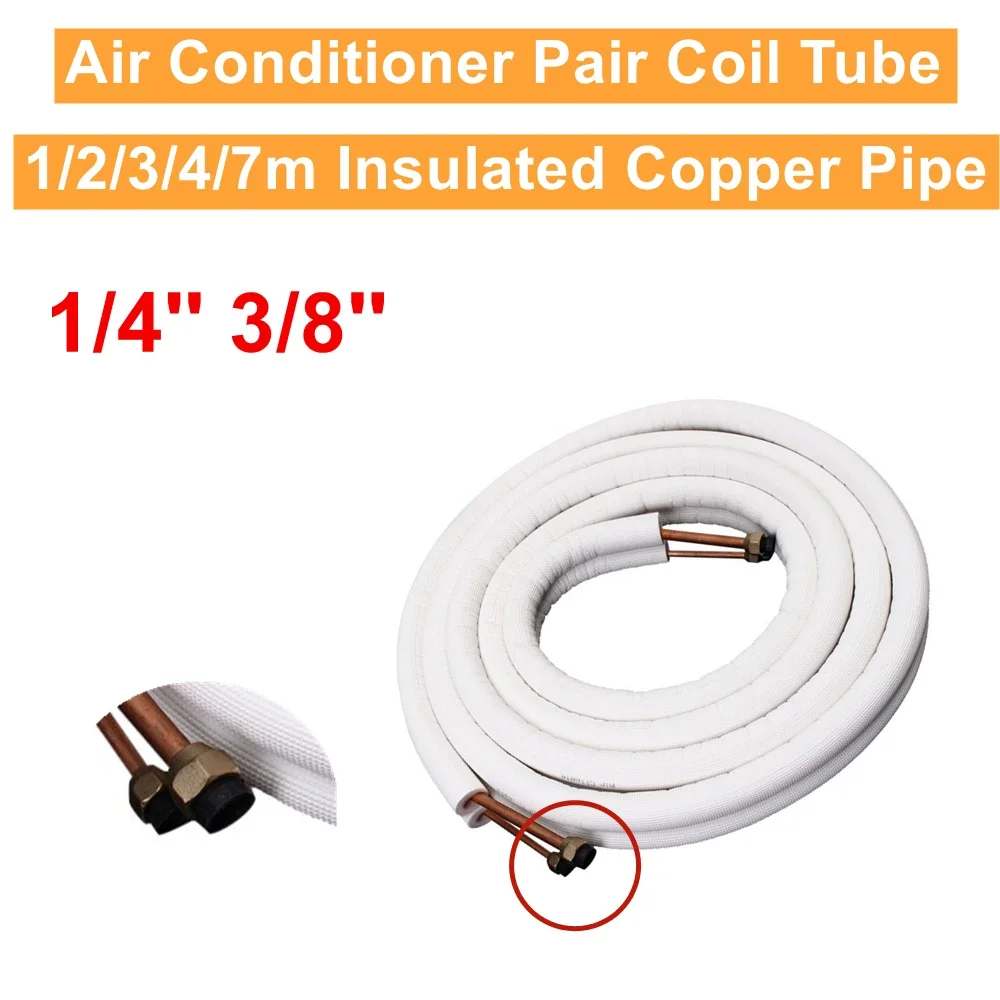 7m-Insulated-Copper-Pipe-1-4-3-8-Air-Conditioner-Pipes-Fittings-Pair ...