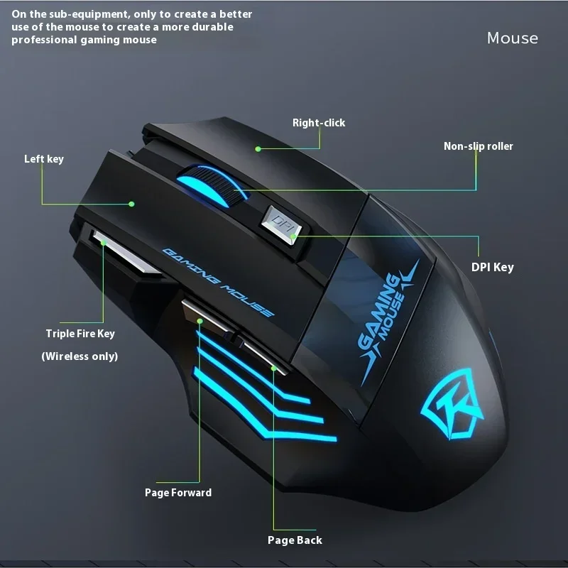 M2-Wireless-Bluetooth-Charging-Mouse-Esports-Game-Mechanical-Feel-Mouse ...