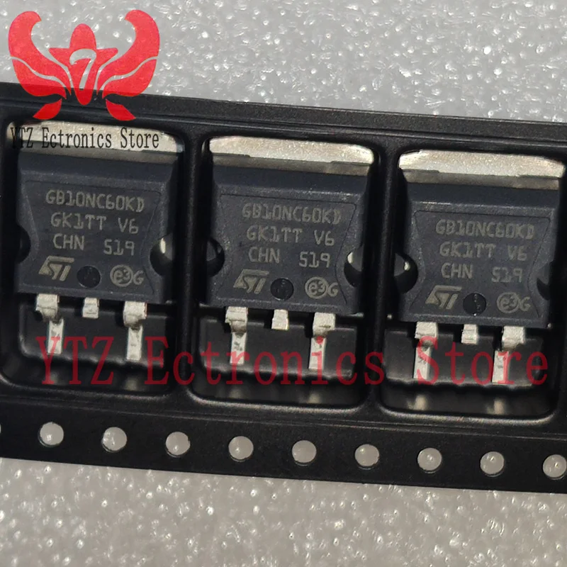 5PCS-STGB10NC60KDT4-GB10NC60KD-TO263-100-Original-New-Trans-IGBT-Chip-N ...