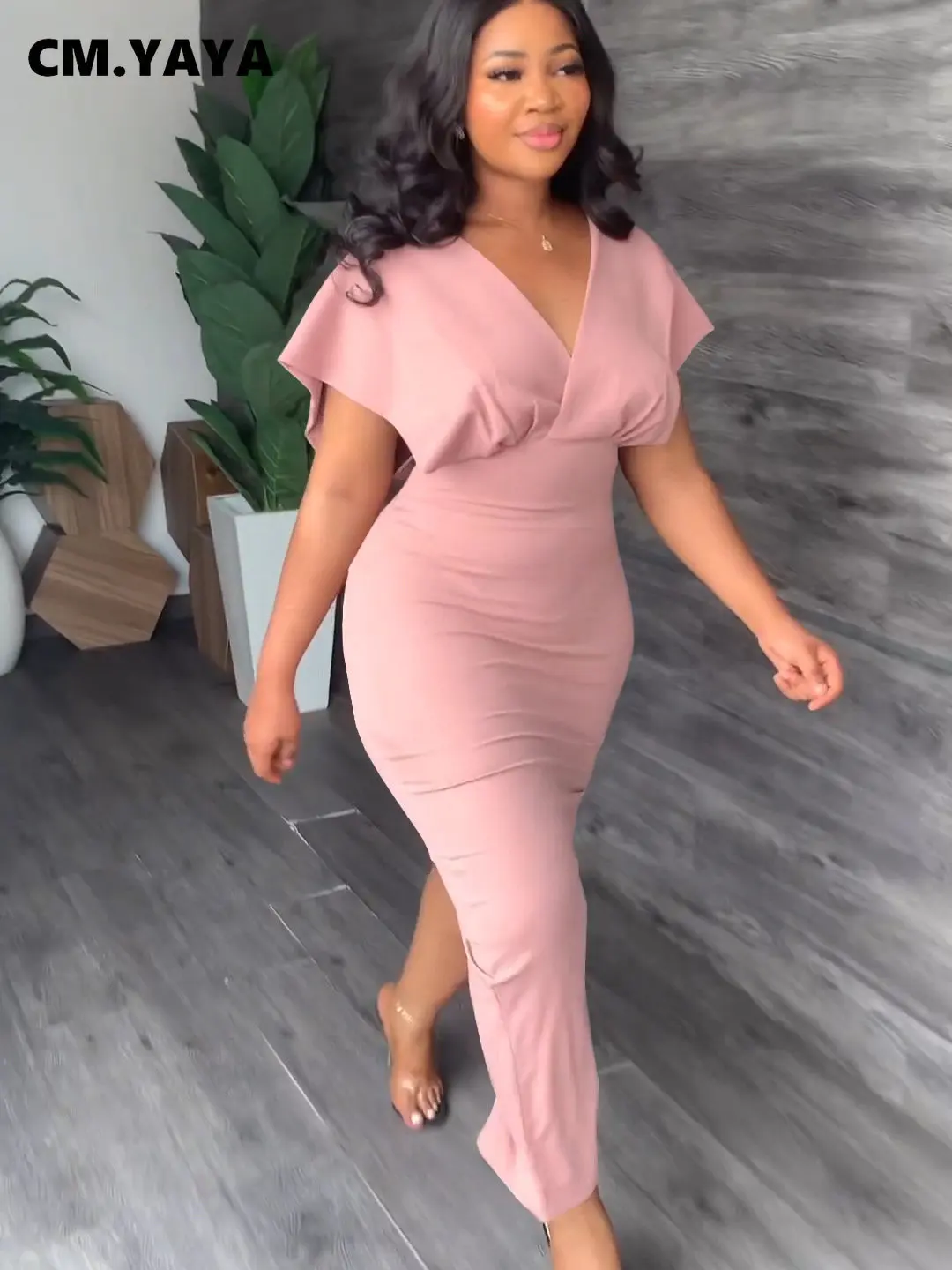 CM-YAYA-Vintage-Women-Batwing-Short-Sleeve-Wrap-V-neck-Bodycon-Midi-Maxi-Long-Dress-2023.jpg