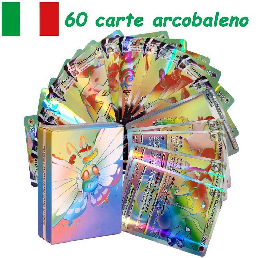 5-100PCS-Pokemon-Italian-VSTAR-Oversize-Cards-Charizard-Mew-Vmax-Gx-V ...