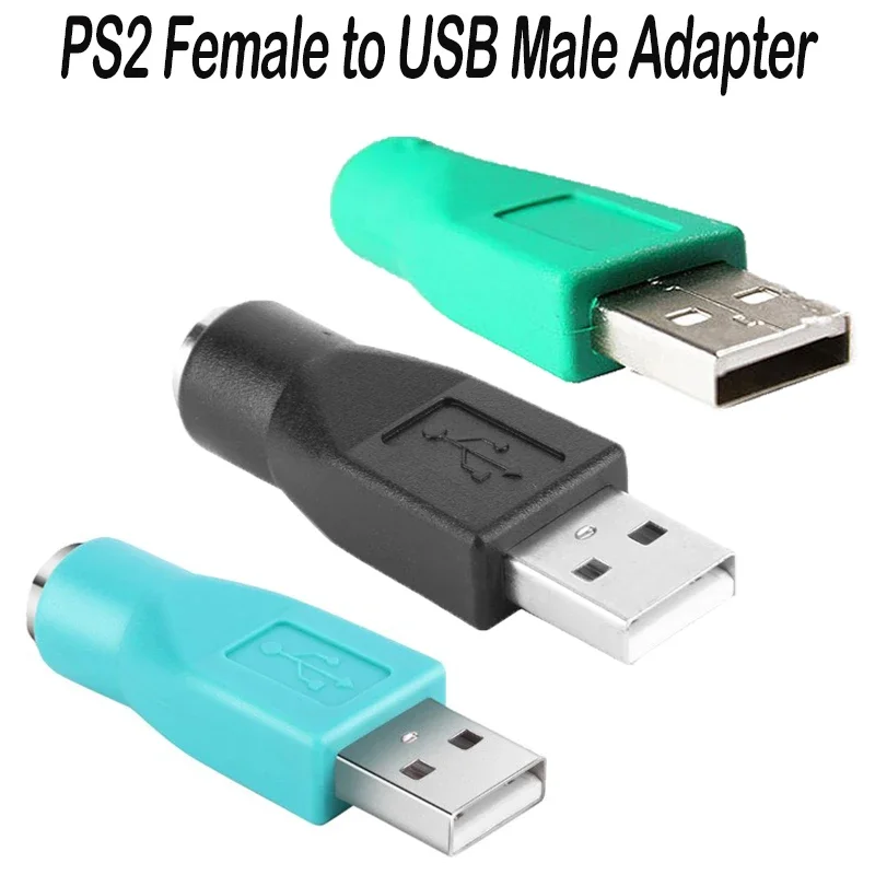 PS2-To-USB-Male-Female-Adapter-Converter-connector-for-Keyboard-Mouse ...