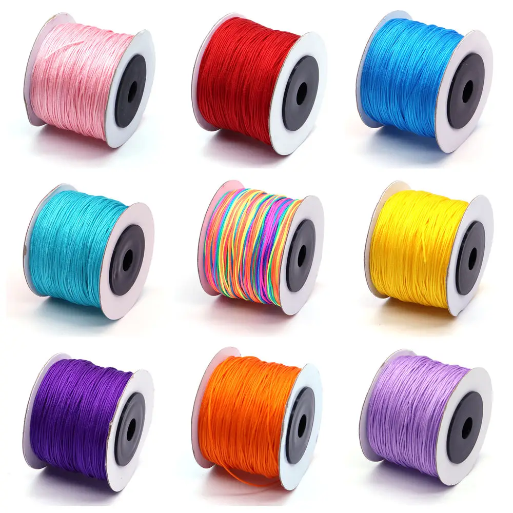 100yards-roll-0-8mm-Nylon-Thread-Cord-Chinese-Knot-Cord-Bracelet ...