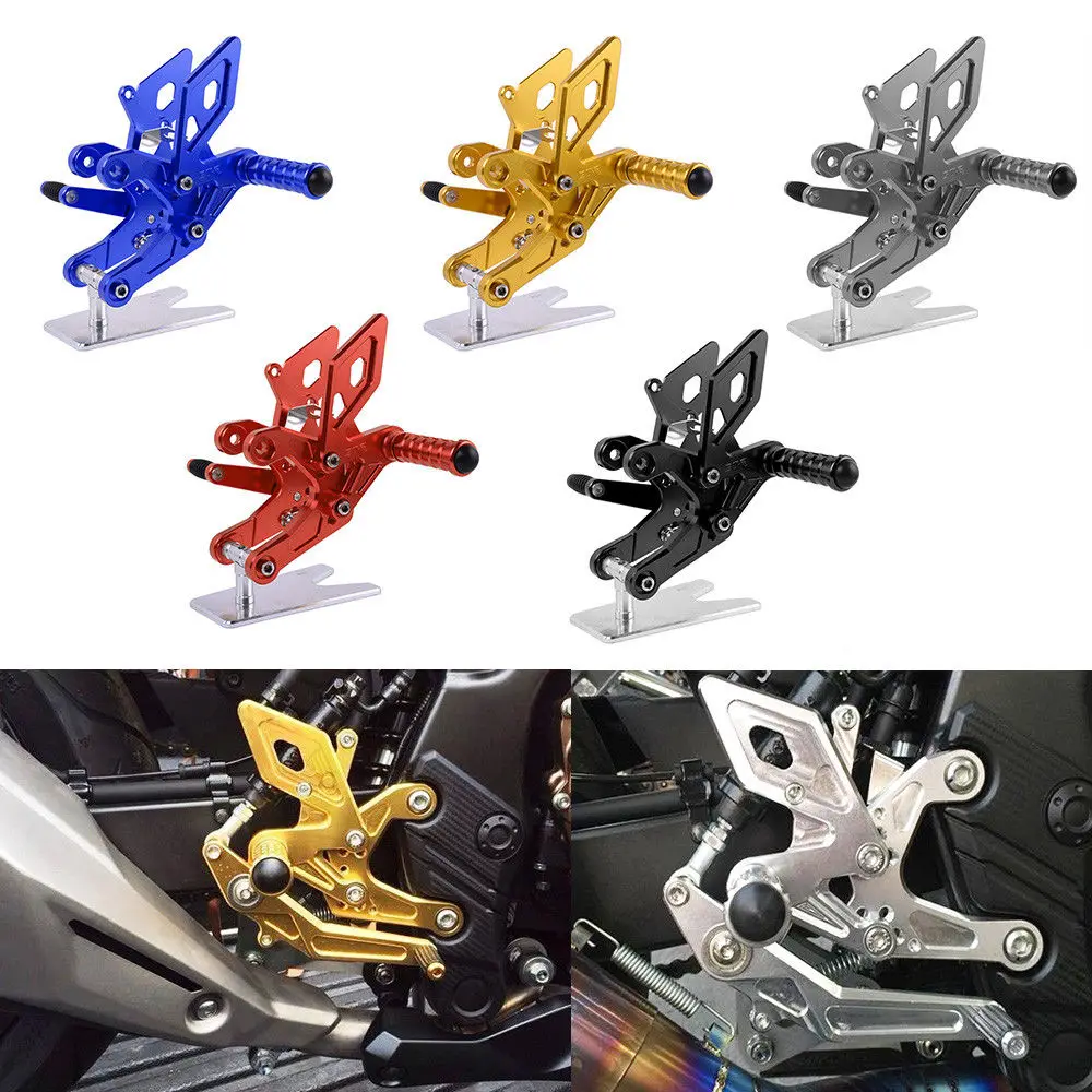 Motorcycle-CB-500F-CBR-500R-Adjustable-Rearsets-Foot-Peg-Rear-Steps ...
