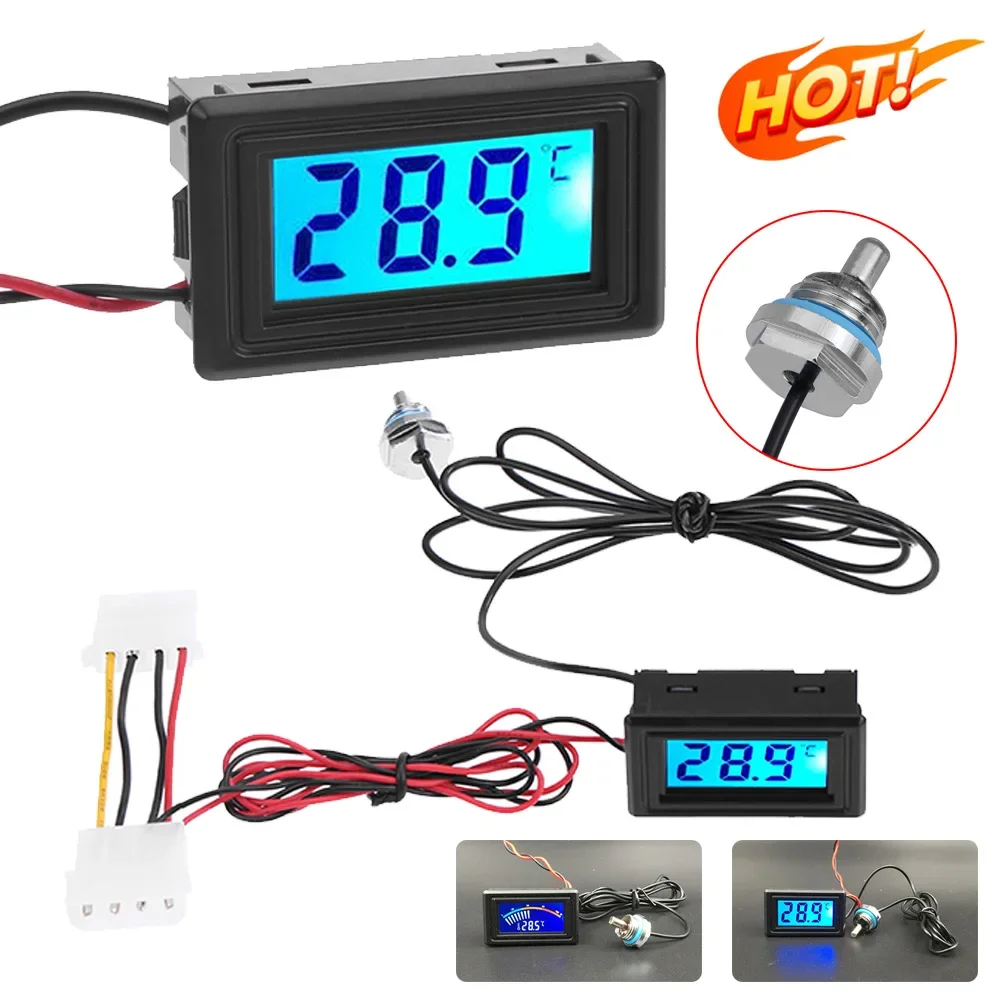 Digital-Thermometer-Temperature-Meter-Gauge-G1-4-Thread-for-Pc-Computer ...