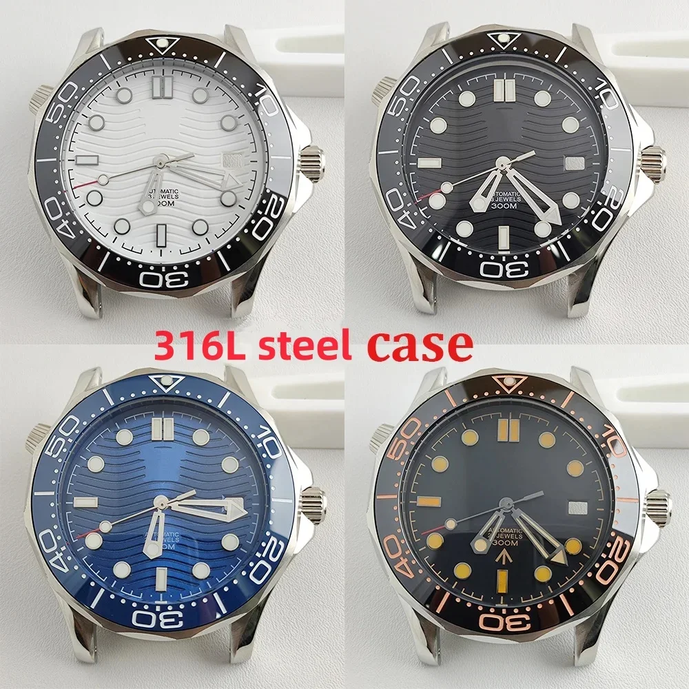Men-s-Watch-NH35-41mm-Case-Dial-Stainless-Steel-Strap-Transparent-Back ...