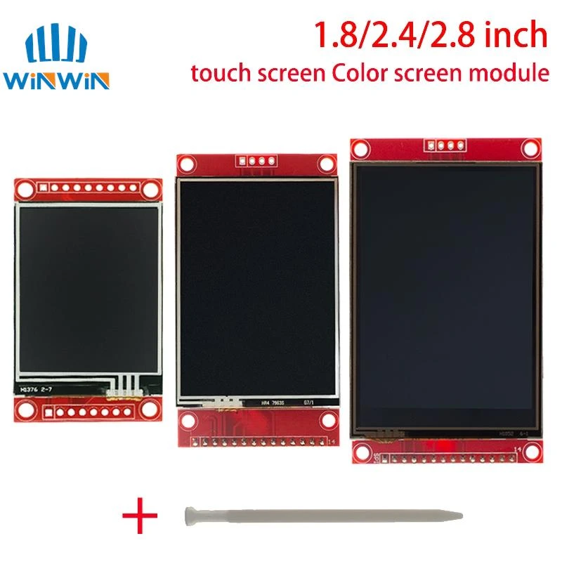 1.8/2.4/2.8 inch TFT LCD touch screen color screen module Full Color ...