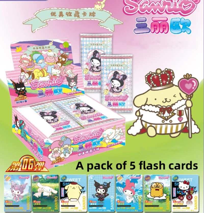 New-Sanrio-Kuromi-Hello-Kitty-Shining-Card-Cartoon-My-Melody ...