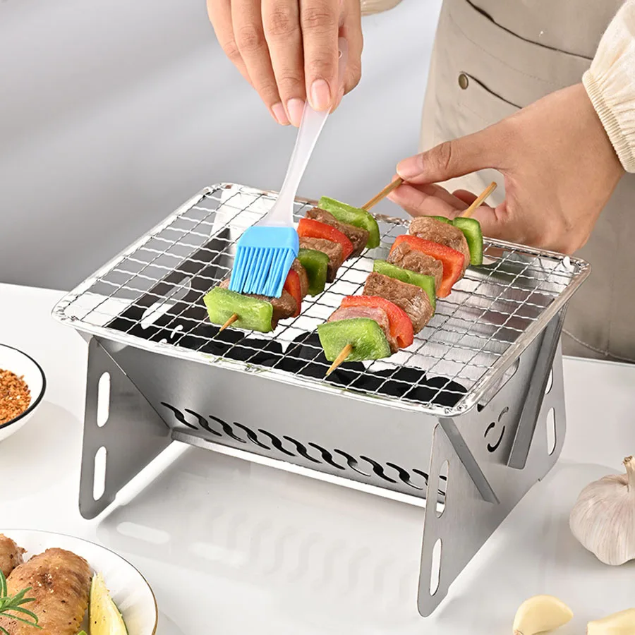 Portable-Folding-Barbecue-Grill-Heating-Stoves-Multifunction-Camping ...