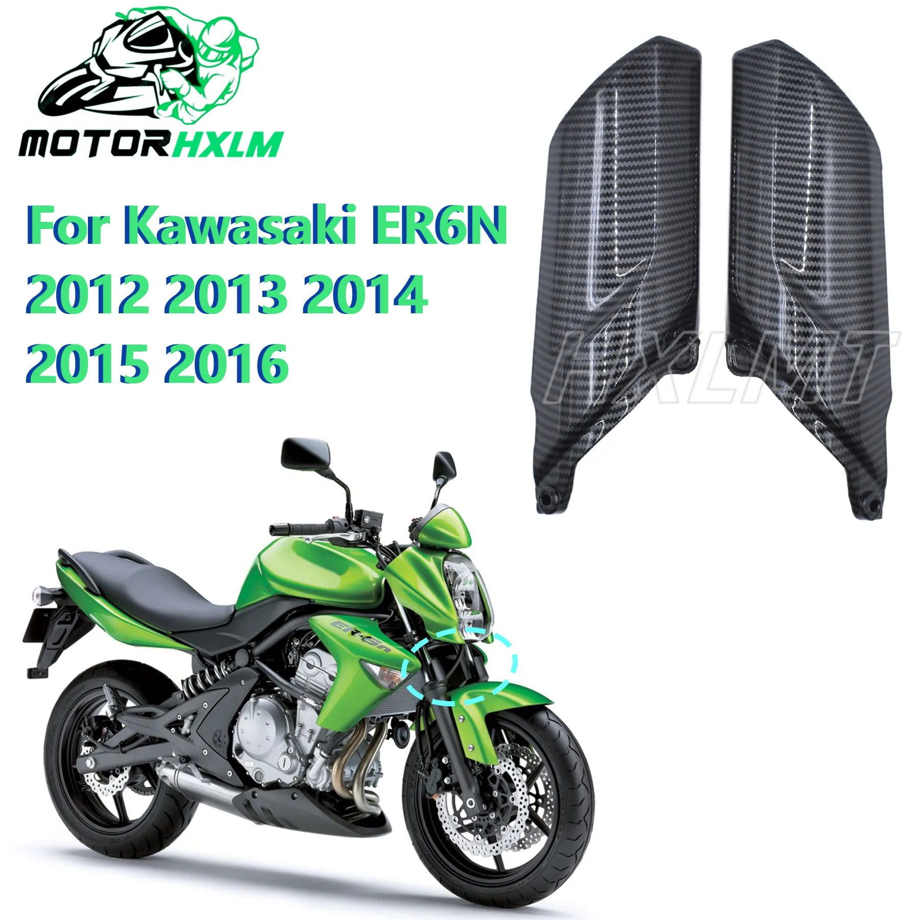 Fit For KAWASAKI ER-6N 2012-2016 ER 6N Motorcycle Front Wheel Fender ...