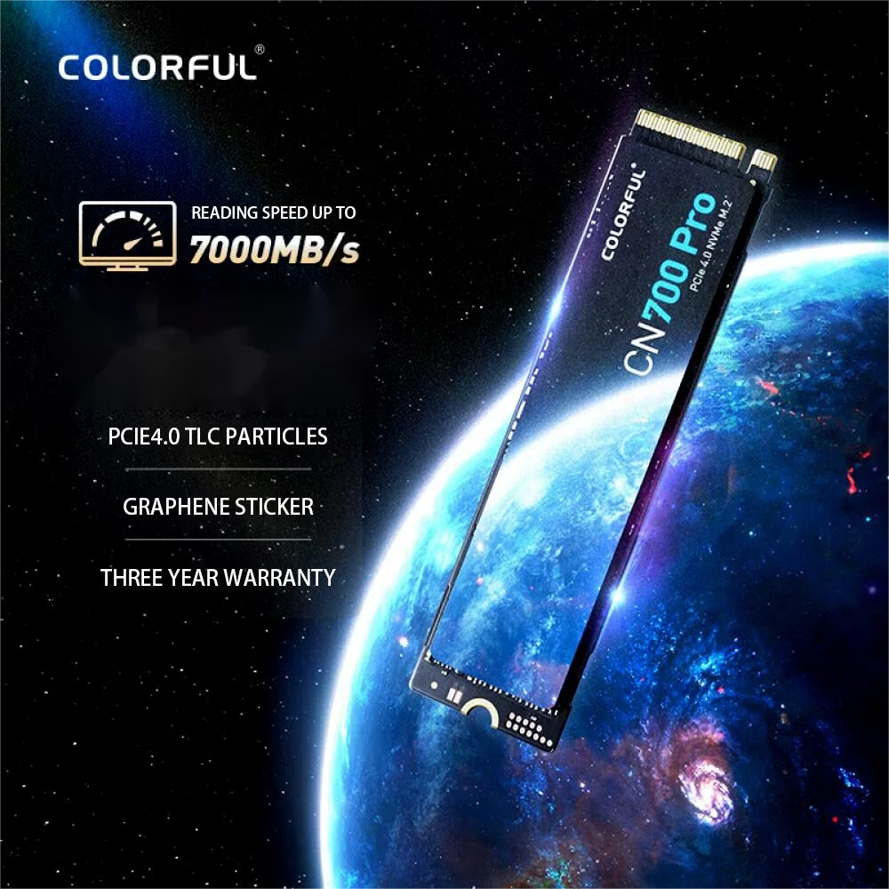 COLORFUL CN700 Pro 1TB 2TB PCle4.0*4 SSD NVMe M.2 Fast As A Flash Desktop Notebook Internal ...
