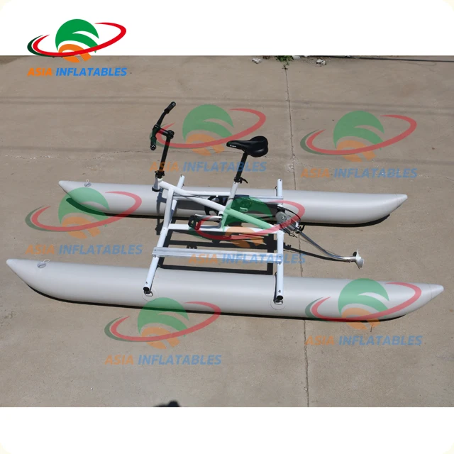 Floating-water-bicycle-pedal-bike-inflatable-banana-tubes-floating ...