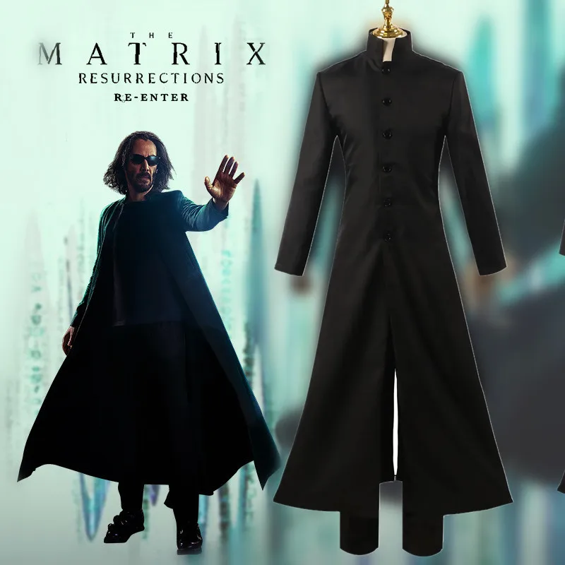 Fato-de-cosplay-Matrix-para-homens-e-mulheres-casaco-longo-jaqueta-para ...