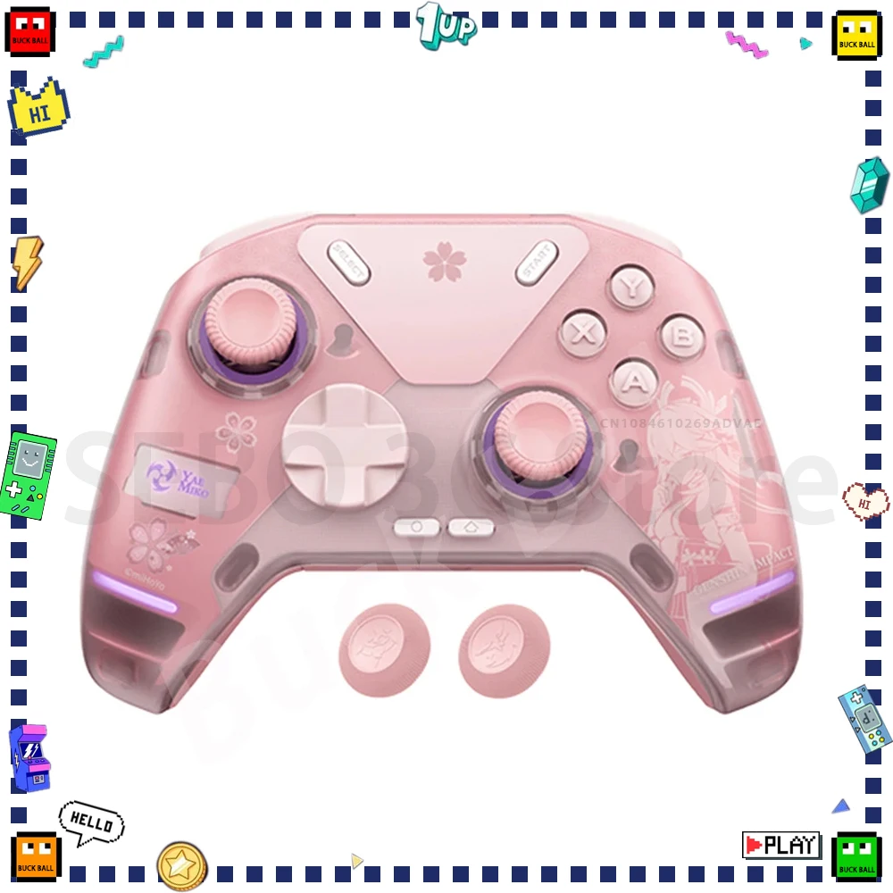 Genshin-Manettes-de-jeu-sans-fil-personnalis-es-manette-de-jeu-Anime ...