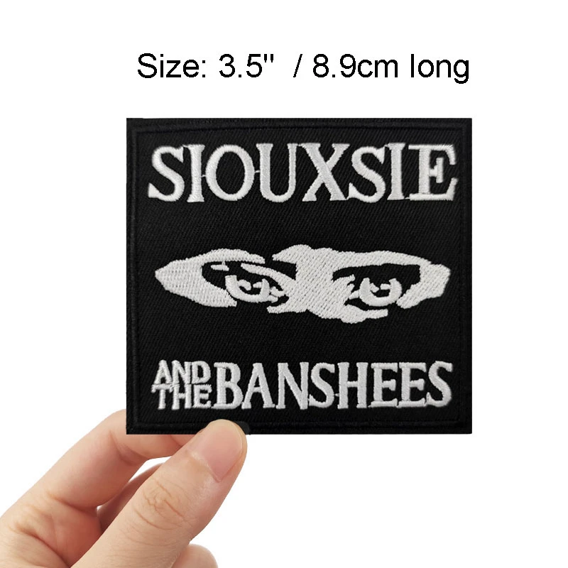 3.5'' Siouxsie and the Banshees Patch Embroidered Punk Alternative rock ...